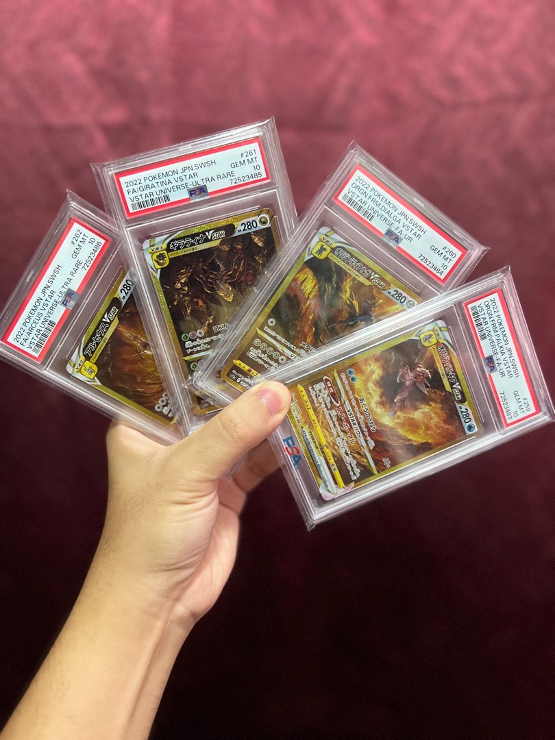 [PSA 10] POKÉMON TCG - Sequential PALKIA DIALGA GIRATINA ARCEUS VSTAR UNIVERSE, Hobbies & Toys ...