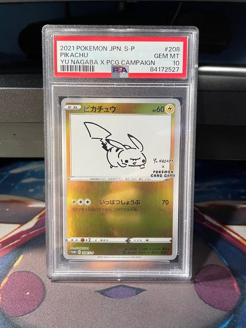 PSA 10 Yu Nagaba Pikachu #208 Pokemon Japanese, Hobbies & Toys, Toys & Games on Carousell