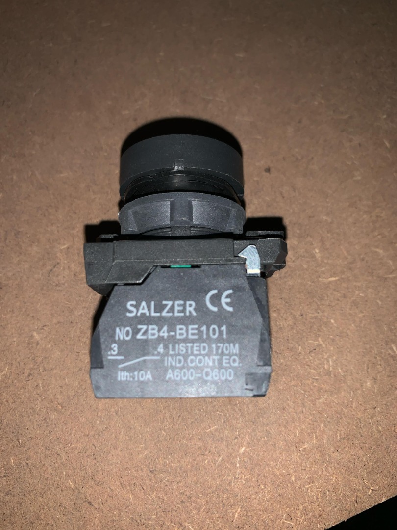 PUSH BUTTON - SALZER - SZXPB-21-K (BLACK), Everything Else, Others on ...