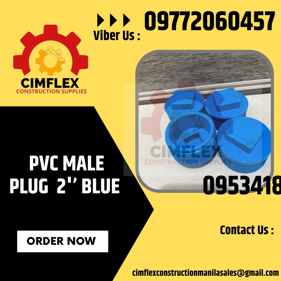 pvc male plug 2'', Everything Else, Looking For on Carousell