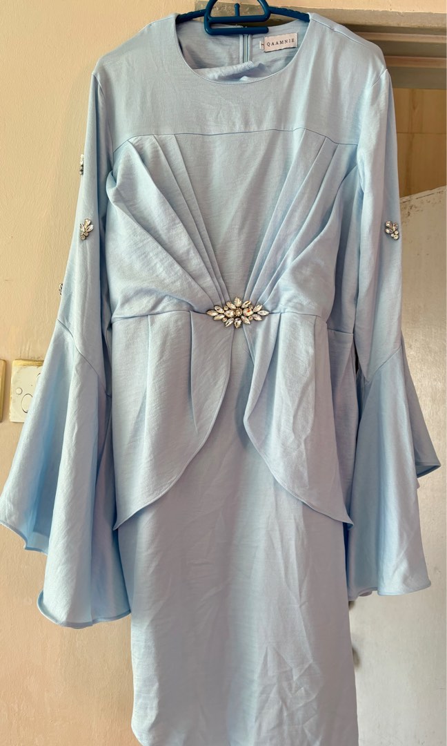 qaamnie laura kurung raya 2024, Women's Fashion, Muslimah Fashion, Baju ...