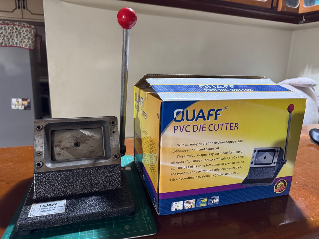 Quaff PvC card die cutter, Hobbies & Toys, Stationary & Craft, Craft ...