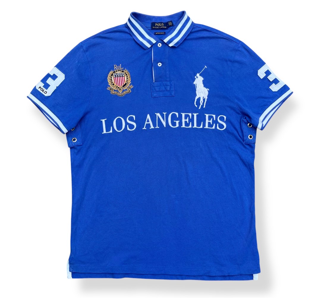 Ralph Lauren Mesh Country Polo Los Angeles Big Pony, Men's Fashion ...