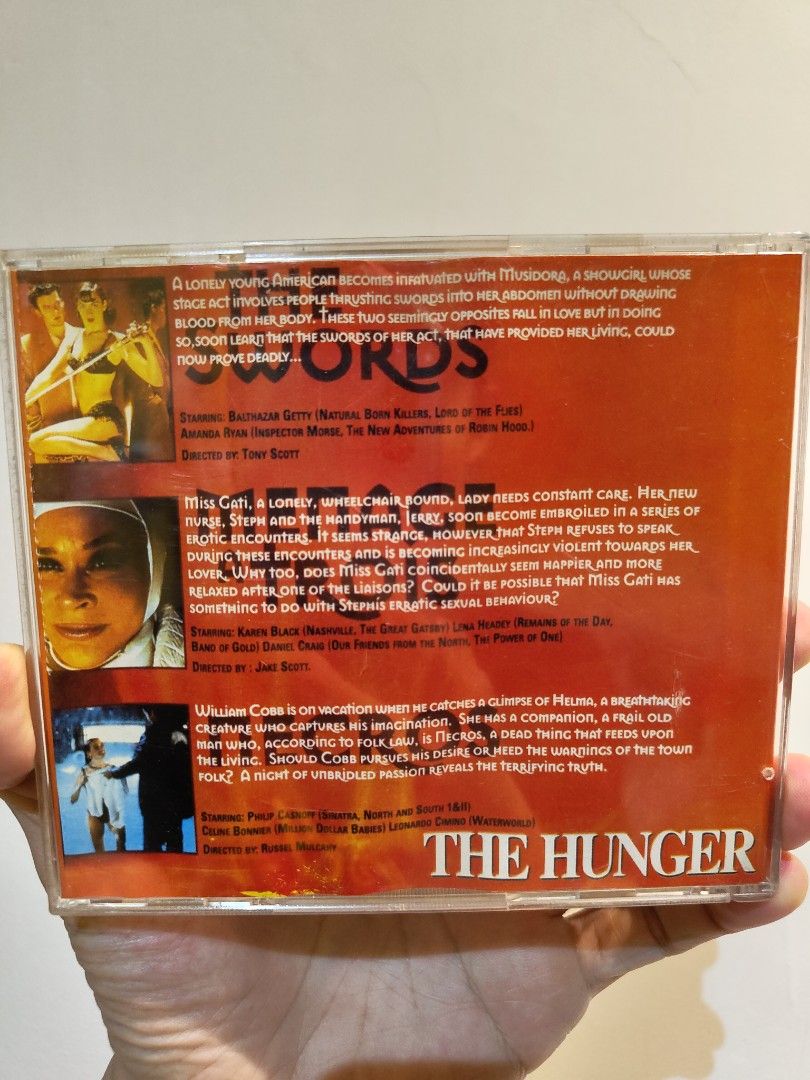 Rare Vcd The Hunger 1983 Erotic Horror Film Movie Tony Ridley Scott ...