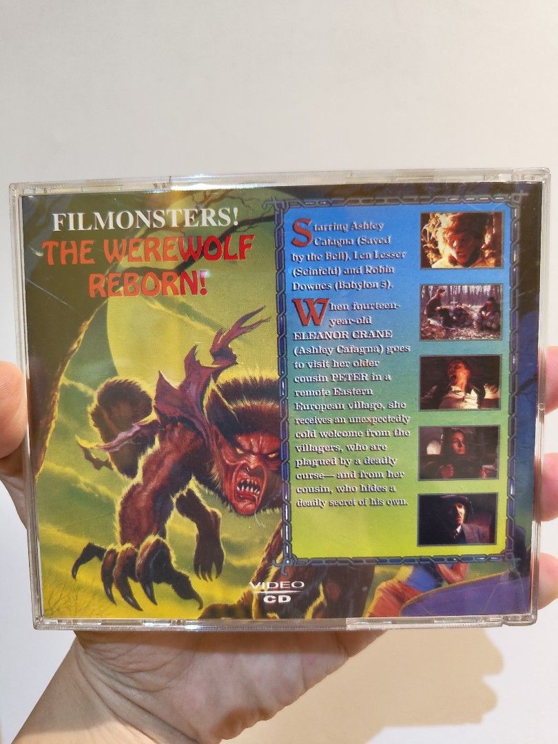 Rare Vcd The Werewolf Reborn 1998 Classic Horror Film Movie 90s ...