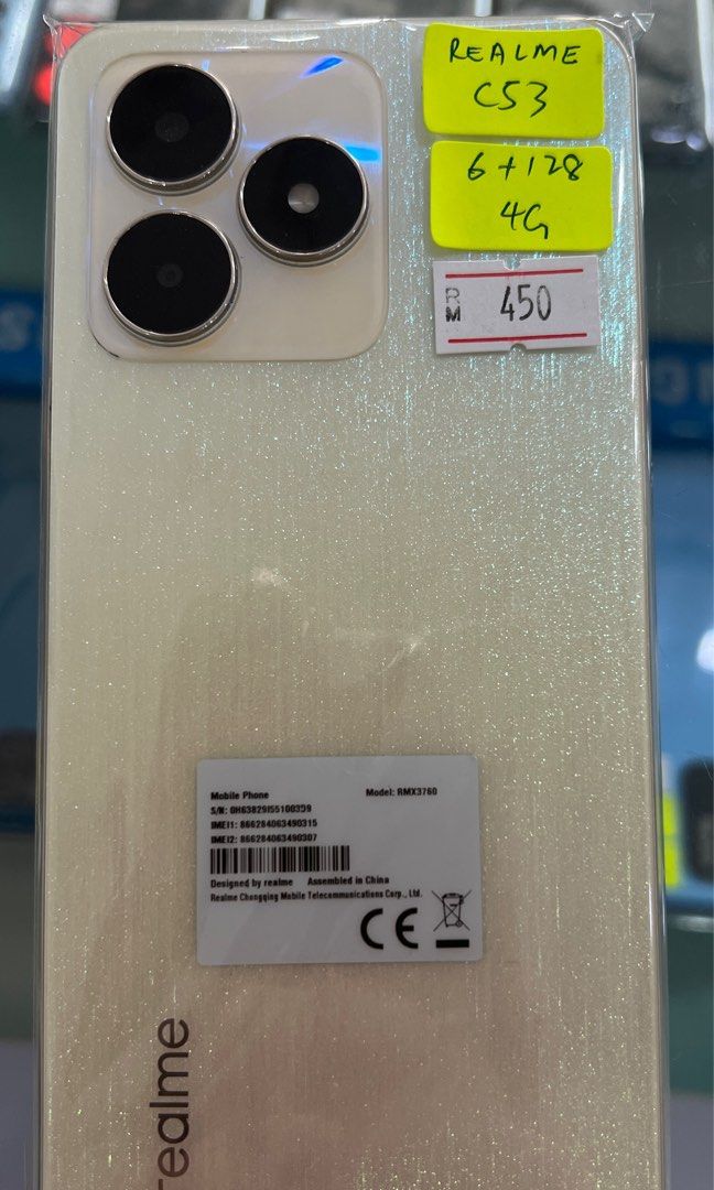 Realme C53 128GB Champion Gold, Mobile Phones & Gadgets, Mobile Phones ...