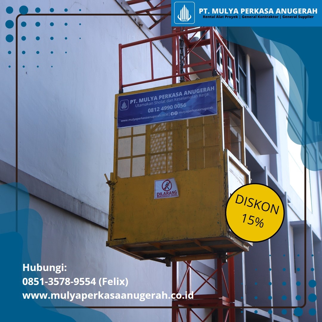 Rental Lift Barang | Lift Alimak | Passenger Hoist | Gresik | 0851 3478 ...