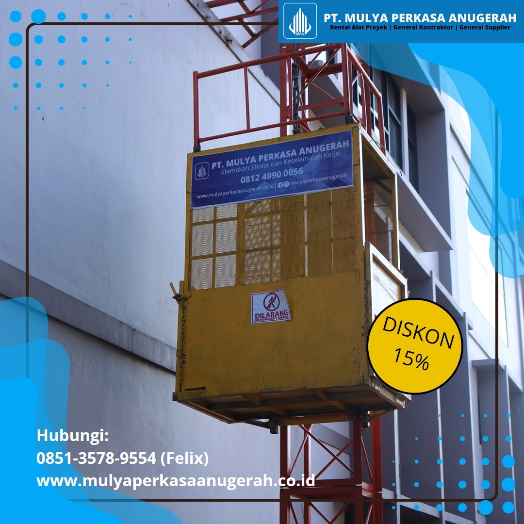 Rental Lift Barang | Lift Alimak | Passenger Hoist | Madiun | 0851 3478 ...