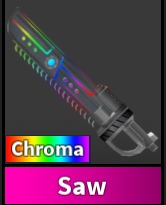 Roblox Murderer Mystery 2 Chroma Saw !!, Video Gaming, Video Games ...