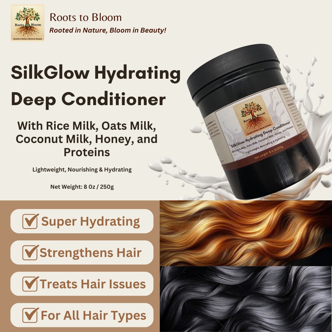 Roots-to-Bloom: SilkyGlow Hydrating Deep Condition (Rinse-Out ...