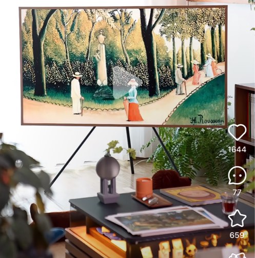 Samsung Frame TV stand, TV & Home Appliances, TV & Entertainment, TV on ...