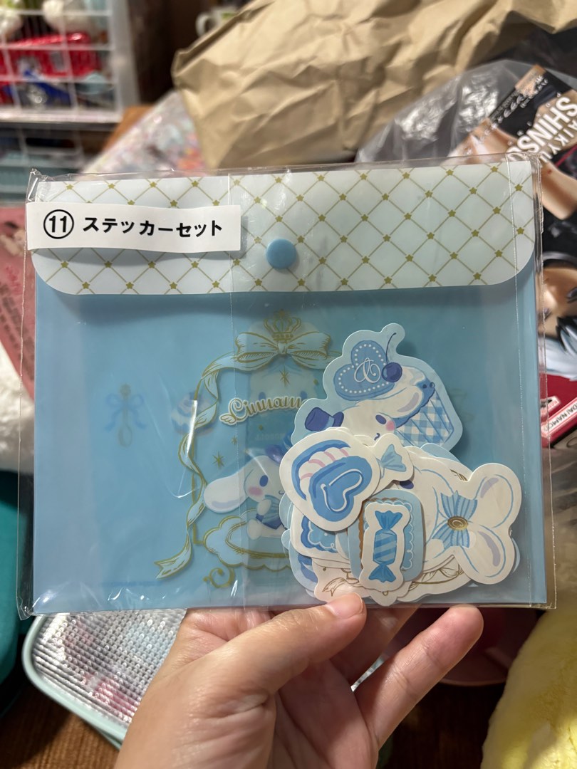 Sanrio: Cinnamoroll Envelope with stickers, Hobbies & Toys, Stationary ...