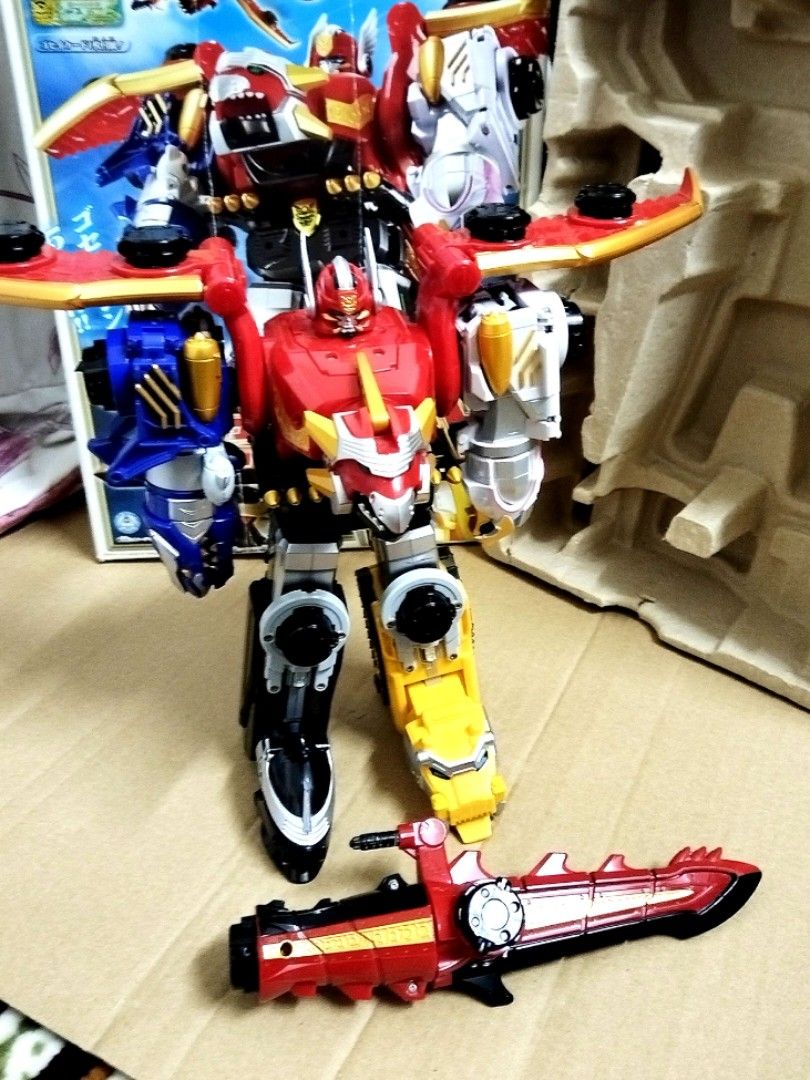 Sentai goseiger dx gosei great / power rangers megaforce megazord ...