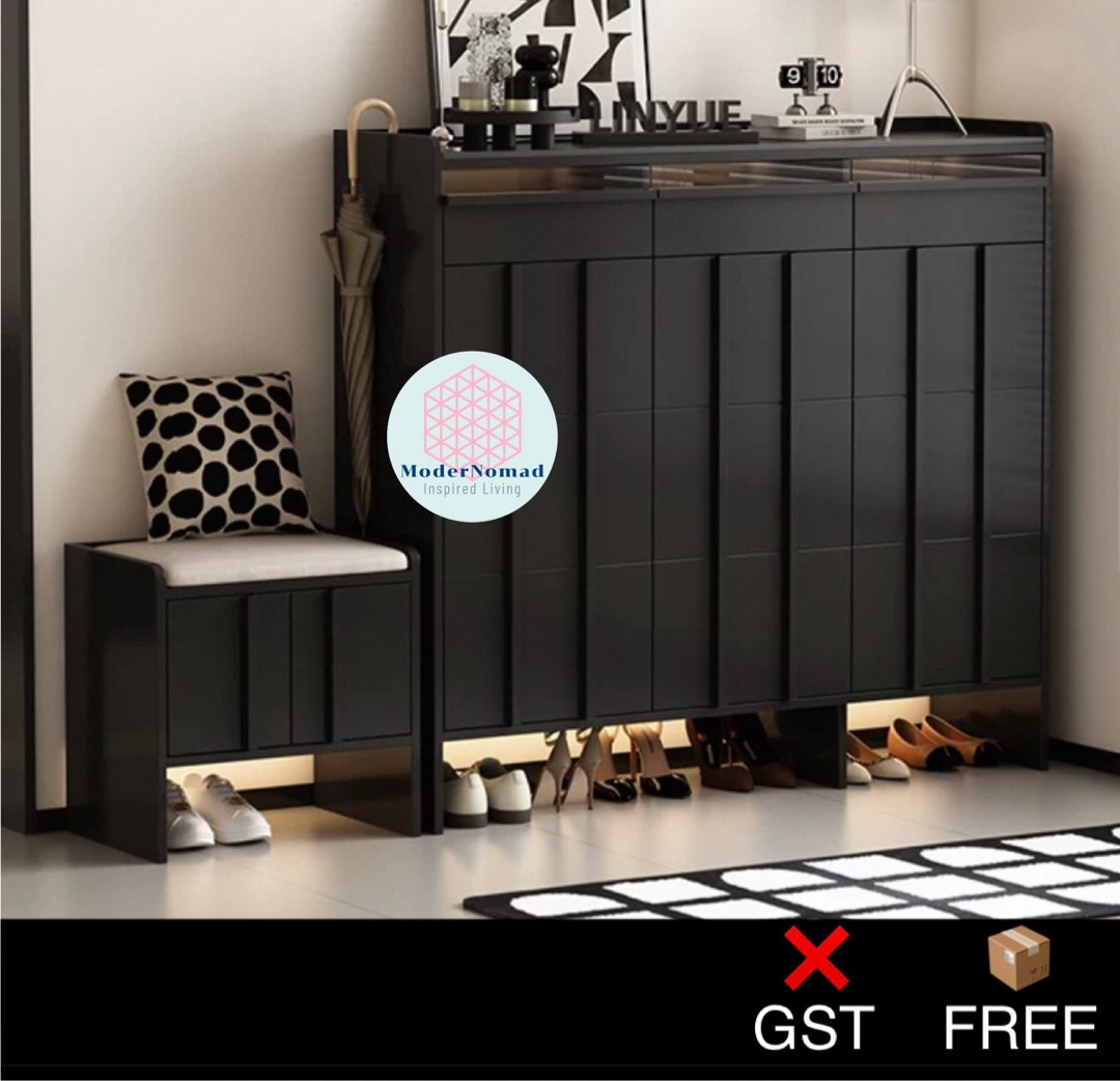 Shoe Rack Console Table ️ Foyer Sideboard Storage Cupboard Side Cabinet ...