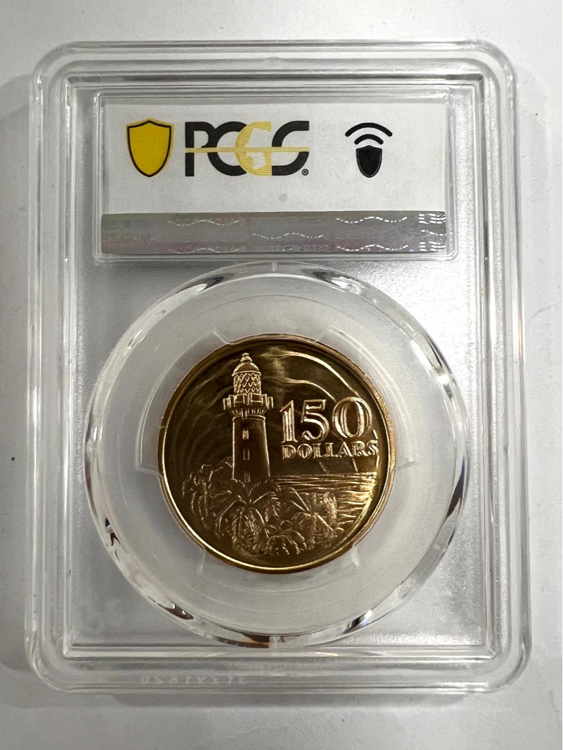 Singapore Commemorative 1969 $150 Gold Coin-Founding Of Singapore (PCGS ...