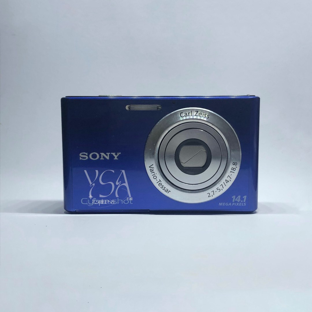 SONY CYBERSHOT DSC-W330 Blue Digital Camera, Photography, Cameras on ...