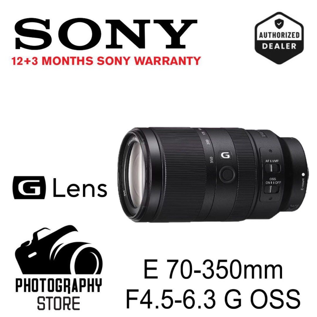 Sony E 70-350mm F4.5-6.3 G OSS len, Photography, Lens & Kits on Carousell