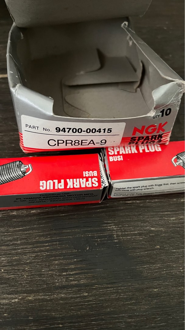Spark plug aerox nmax CPR8EA-9, Motorcycles, Motorcycle Accessories on ...