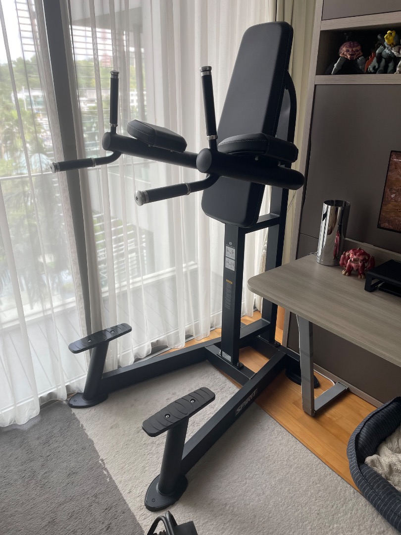 Spirit fitness VKR vertical knee raise gym leg raise abdominal strength ...