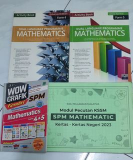 (COMBO) SPM MATHEMATICS BOOKS - FORM 4 & FORM 5 EDITION, Hobbies & Toys ...