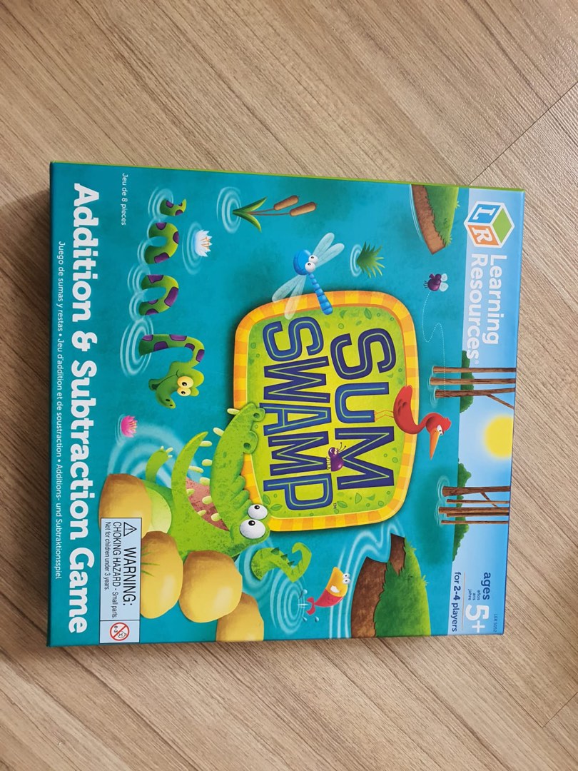 Sum Swamp Board Game, Hobbies & Toys, Toys & Games on Carousell