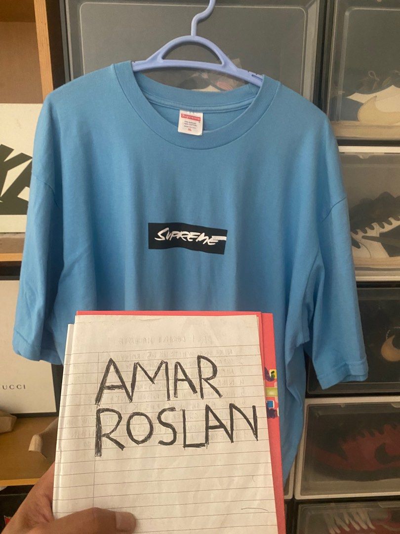 supreme futura box logo, Men's Fashion, Activewear on Carousell