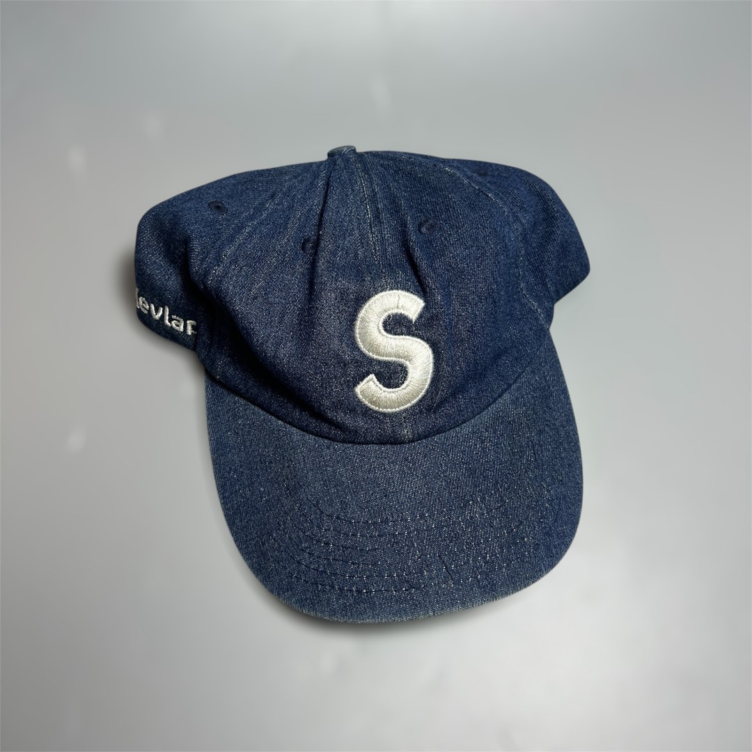 Supreme Kevlar Denim S Logo Cap, Men's Fashion, Watches & Accessories ...