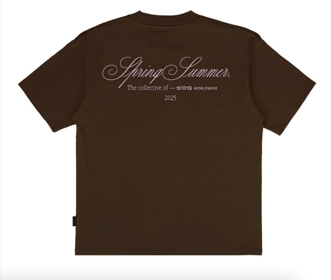 SVG Cursive Tee SS25, Men's Fashion, Tops & Sets, Tshirts & Polo Shirts ...