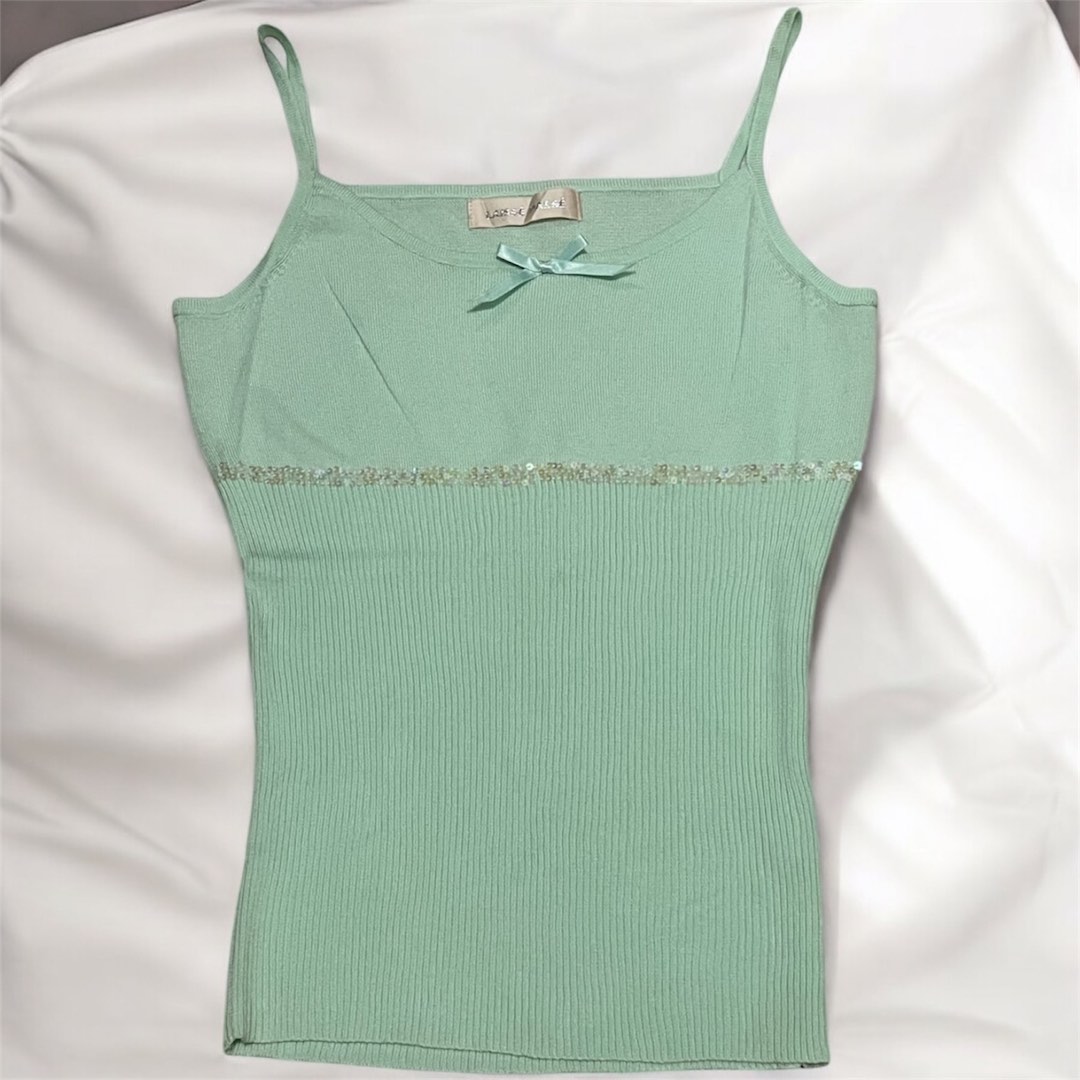 Tanktop tosca pastel coquette milkmaid shabby mori fatal frame kawai ...