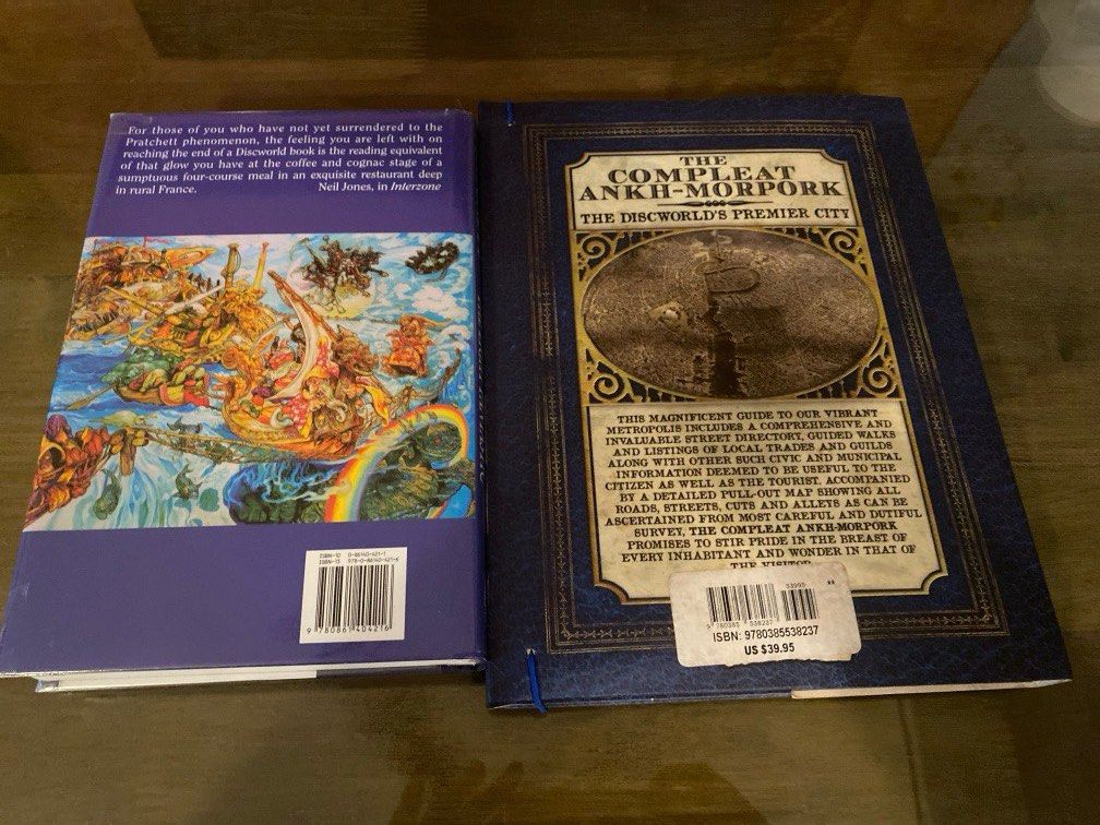 Terry Pratchett The Complete Ankh-Morpork and The colour of magic and ...