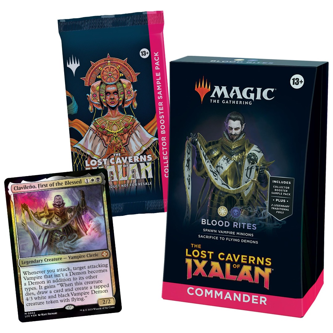 THE LOST CAVERNS OF IXALAN COMMANDER DECK (BLOOD RITES), Hobbies & Toys ...