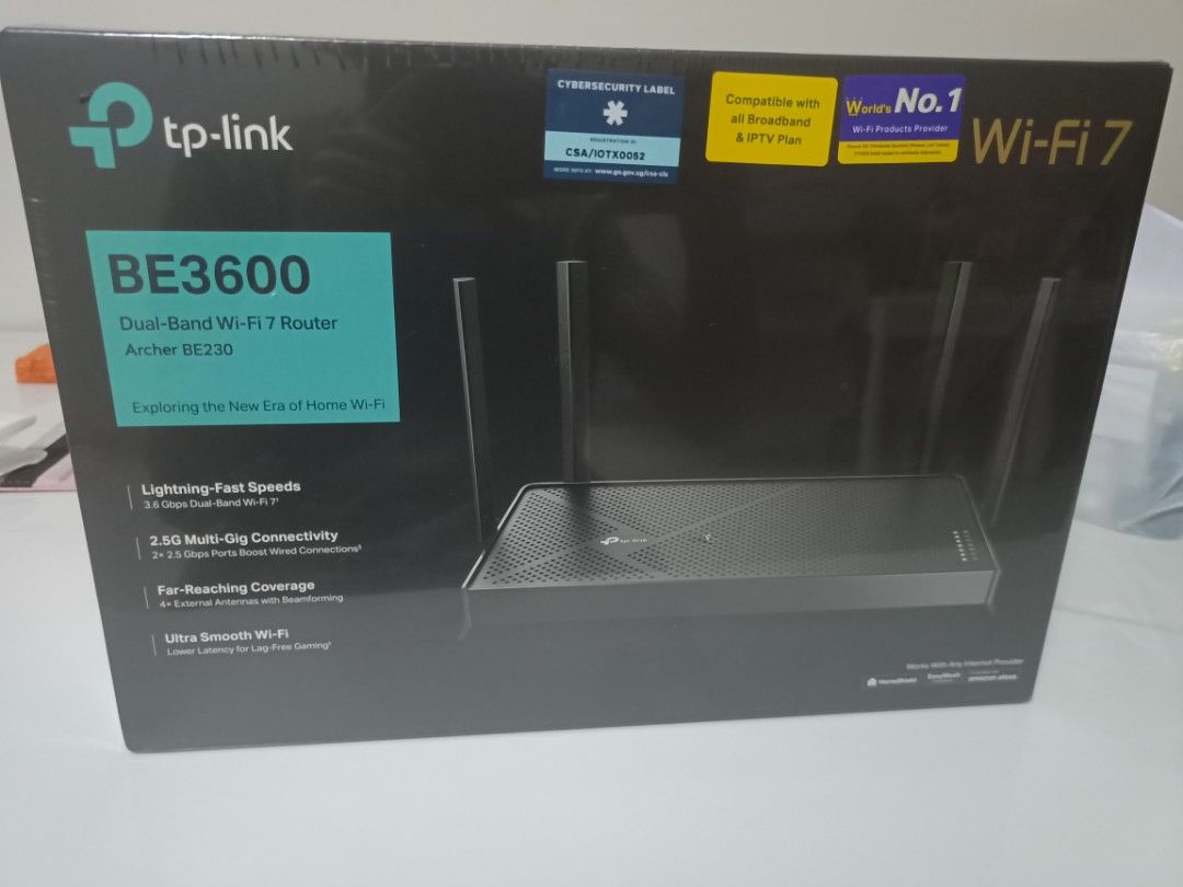 Tp Link Routers be230 wifi 7 and ex520 wifi 6, Computers & Tech, Parts ...