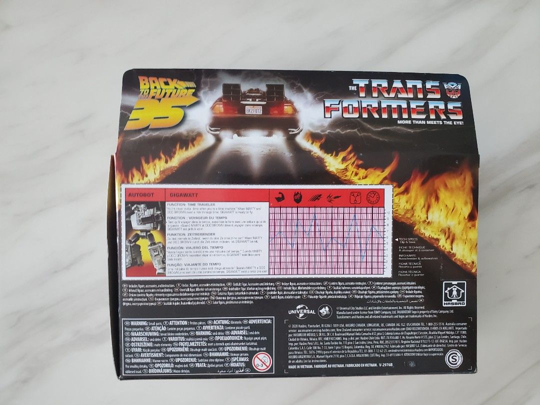 Transformers Gigawatt giga watt back to the future bttf autobot studio ...