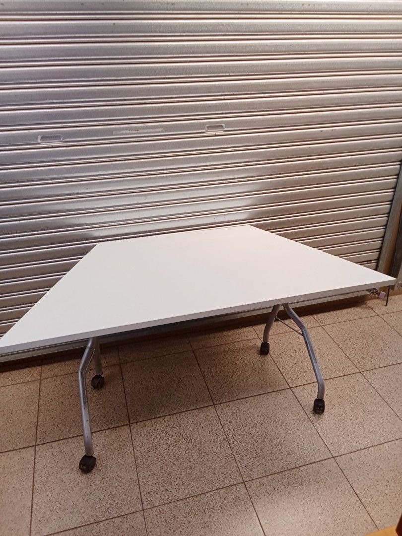 Trapezoid folding table japan surplus, Furniture & Home Living ...