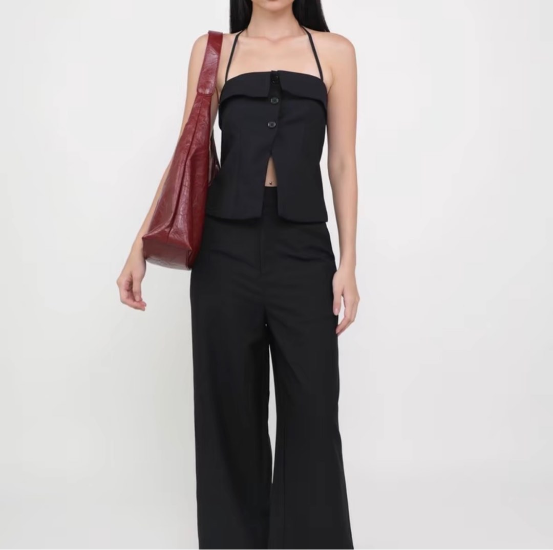 TTR HAROLD TAILORED PANTS (BLACK), Women's Fashion, Bottoms, Other ...