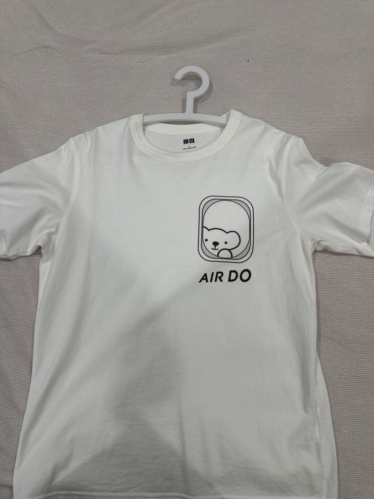 UNIQLO HOKKAIDO LIMITED EDITION AIR DO WHITE T SHIRT, Men's Fashion ...