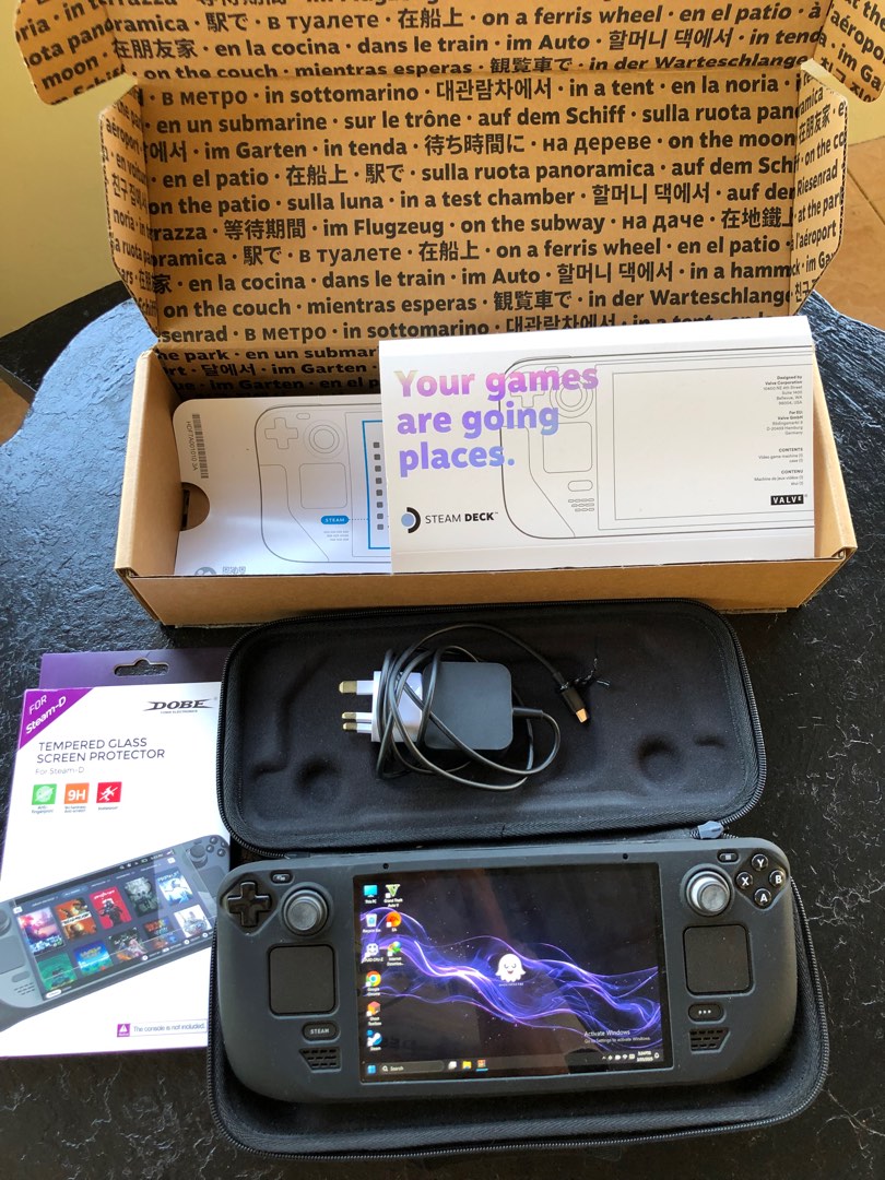 Used Steam Deck LCD 256GB window 11 ghost spectre, Video Gaming, Video ...