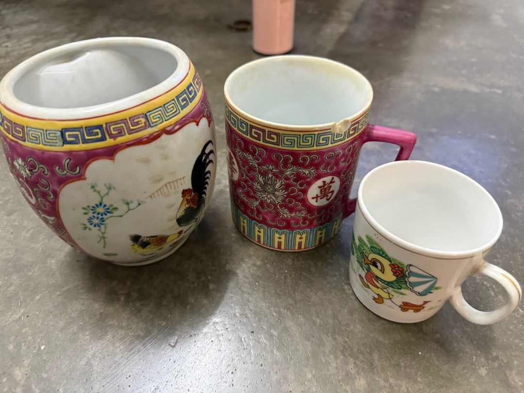 Vintage chinese cup, Hobbies & Toys, Collectibles & Memorabilia ...