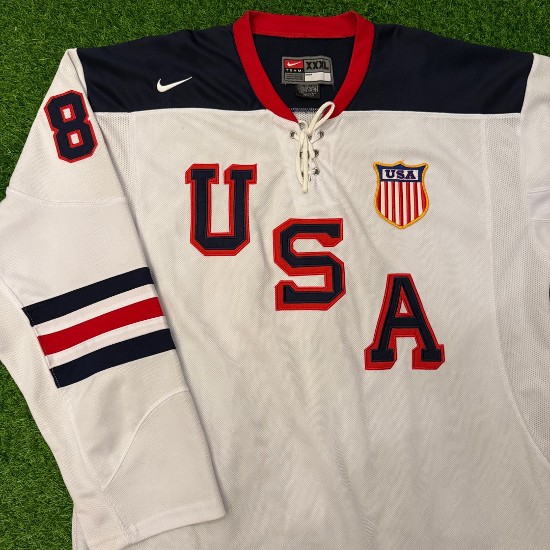 Vintage Nike Patrick Kane Team USA Hockey Jersey, Men's Fashion, Tops ...