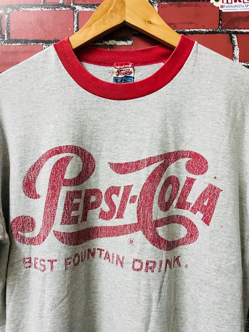 VINTAGE PEPSI X COLA, Men's Fashion, Tops & Sets, Tshirts & Polo Shirts ...