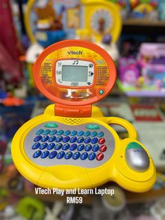 Vtech Play & Learn Laptop, Hobbies & Toys, Toys & Games on Carousell