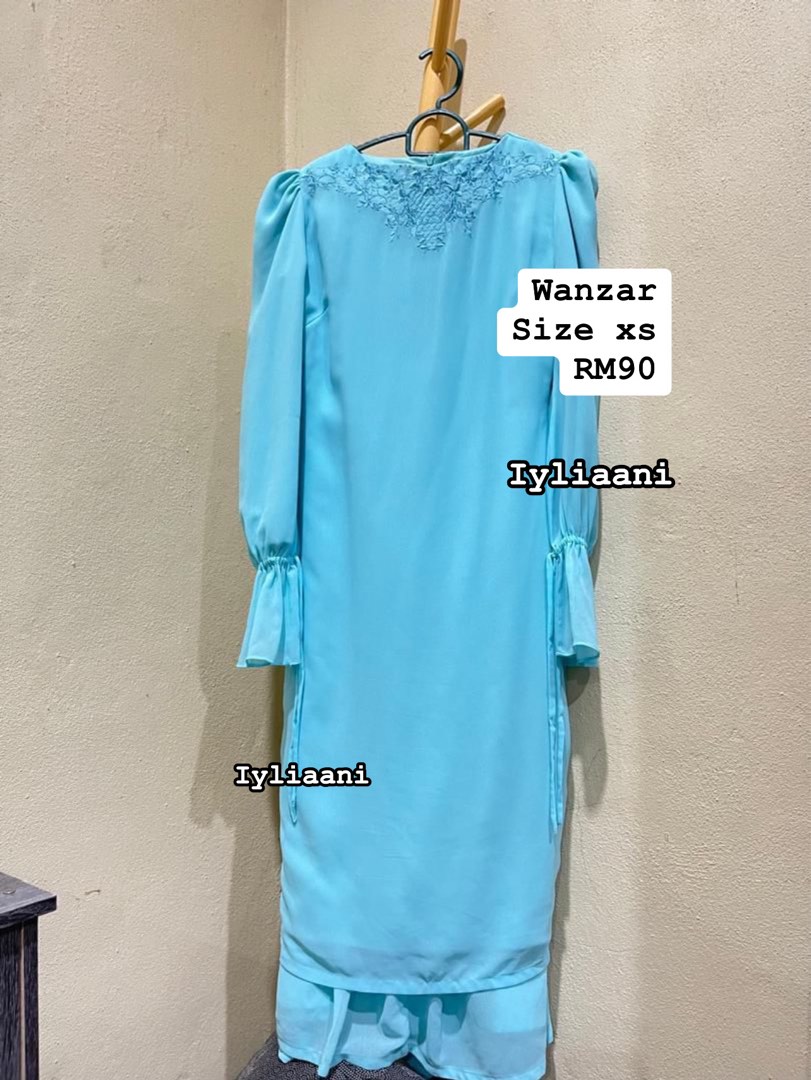 Wanzar mini kurung, Women's Fashion, Muslimah Fashion, Baju Kurung ...