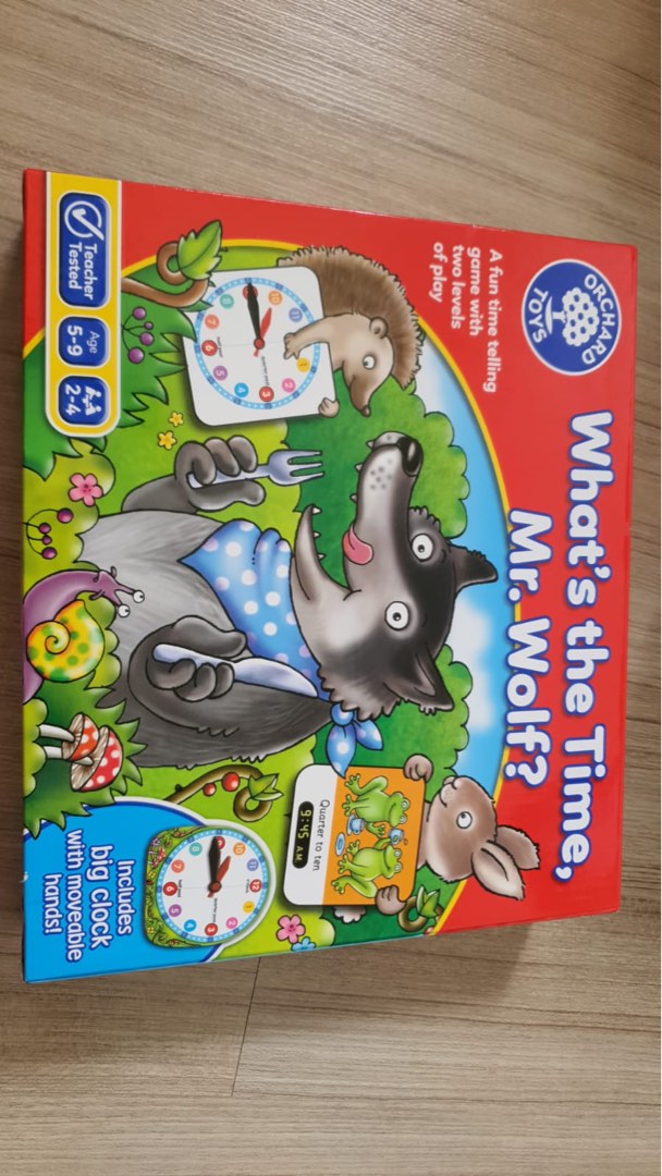 What is the time Mr Wolf board game, Hobbies & Toys, Toys & Games on ...