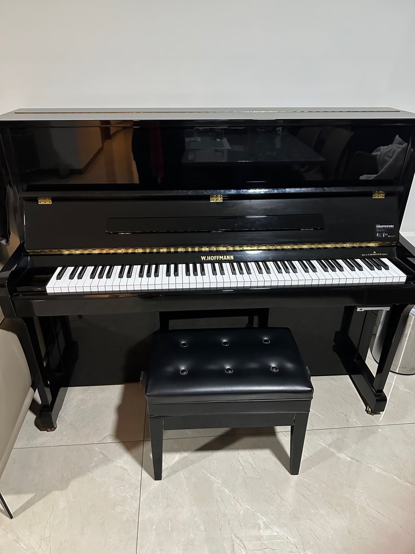 W.Hoffman Upright Piano, Hobbies & Toys, Music & Media, Musical ...