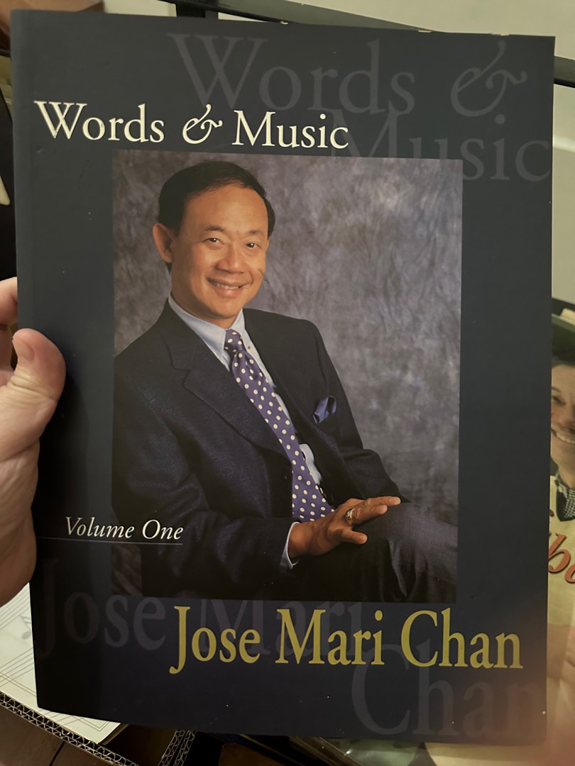 Words & Music Volume 1 and 2 Jose Mari Chan, Hobbies & Toys ...