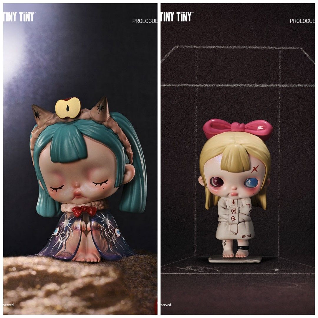 WTS BNIF POPMART, TINY-TINY PROLOGUE Series Figures, Confine & Born, Hobbies & Toys, Toys ...