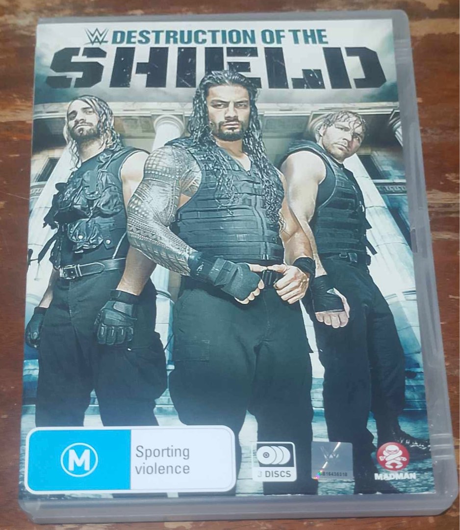 WWE DVD The Shield Roman Reigns Seth Rollins, Hobbies & Toys, Music ...