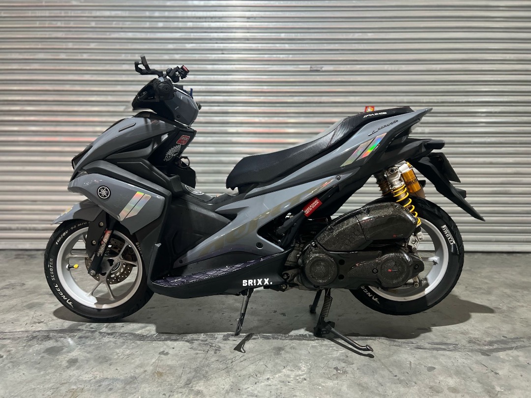 Yamaha Aerox Keyless (10/2029) 1 Owner, Low Mileage!, Motorcycles ...