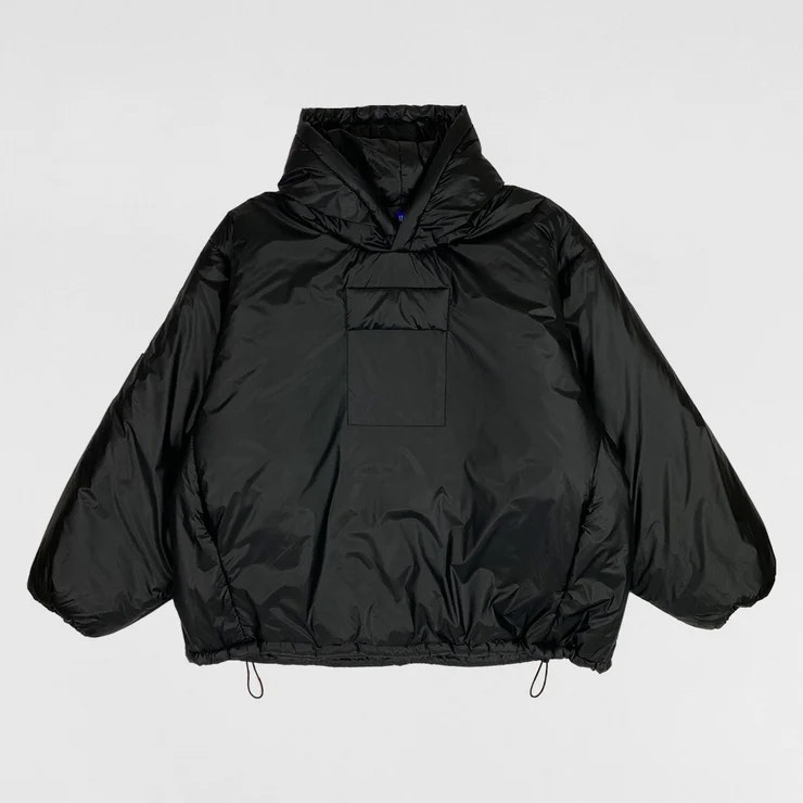 Yeezy Gap Engineered by Balenciaga Padded Hooded Anorak In Black, Men's Fashion, Coats, Jackets ...