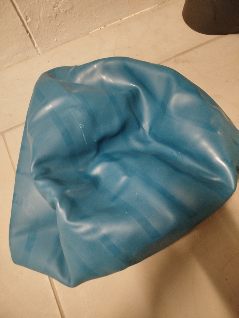 Yoga ball inflated, Sports Equipment, Exercise & Fitness, Exercise Mats ...